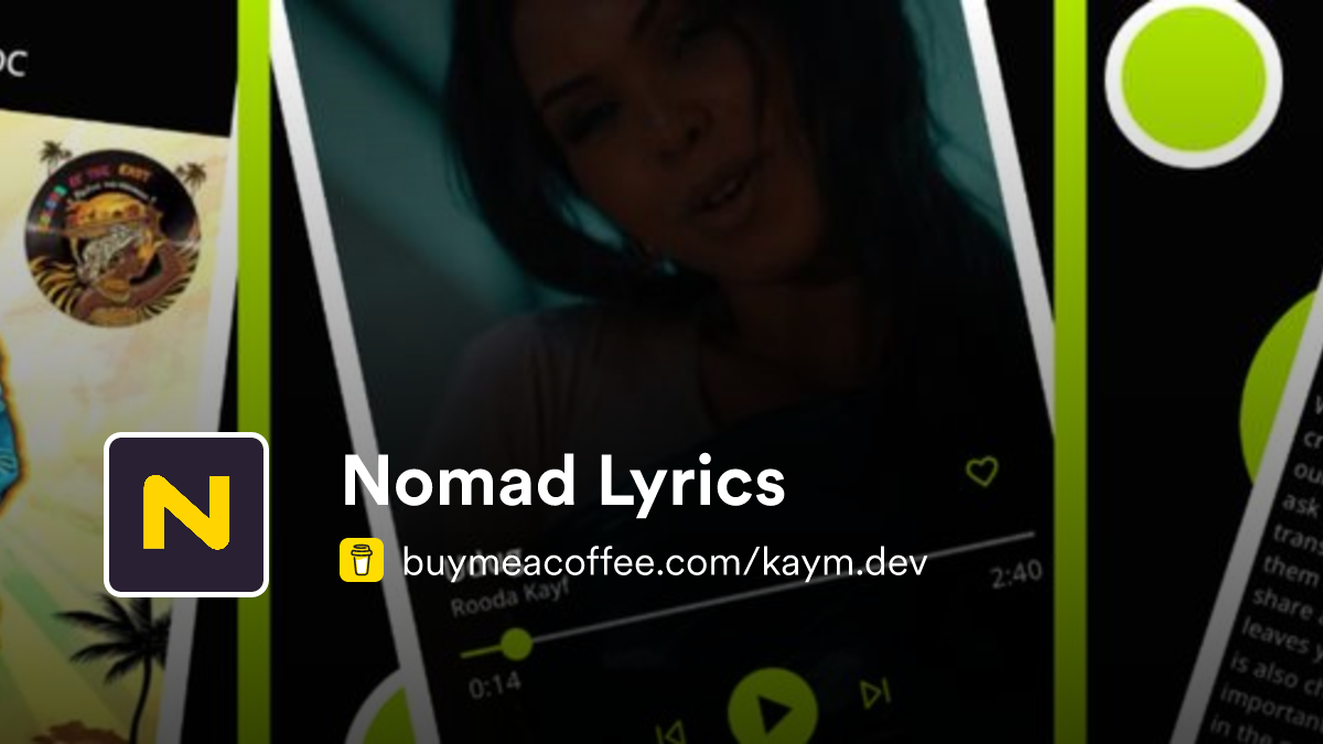 Membership | Nomad Lyrics - Buymeacoffee