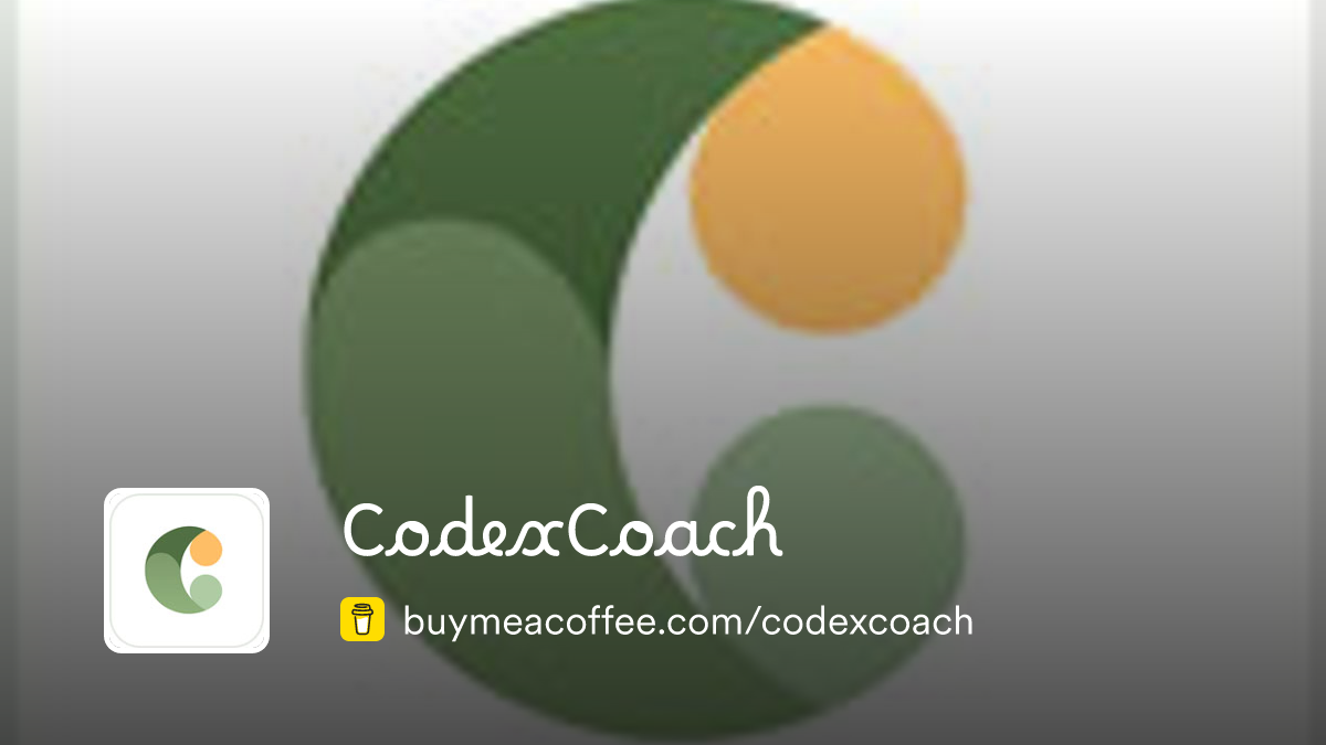 CodexCoach - Buymeacoffee
