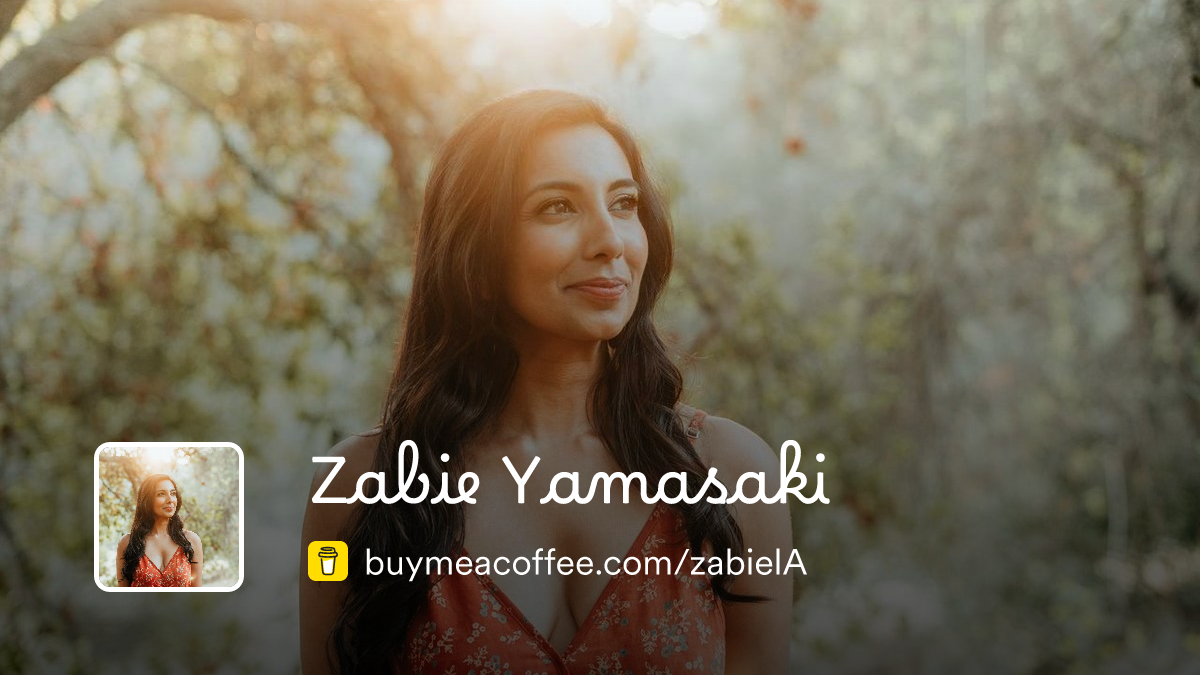Zabie Yamasaki - Buymeacoffee