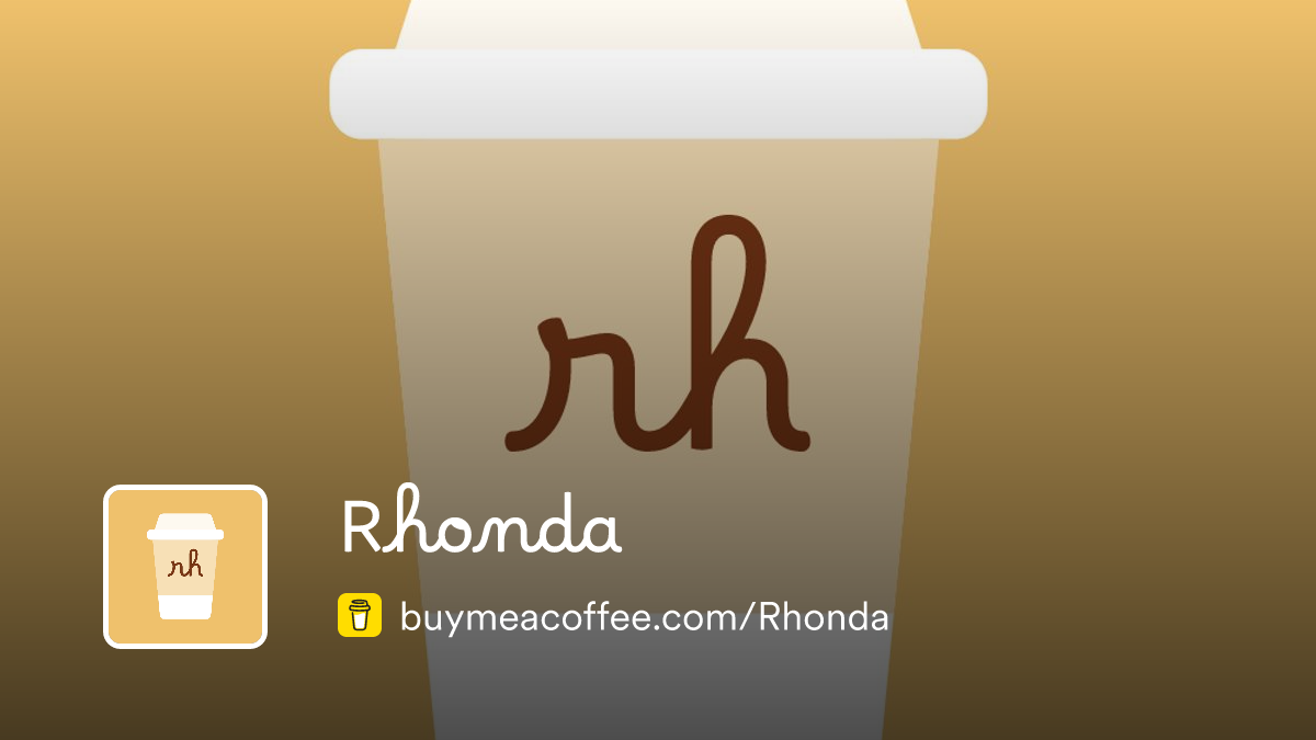 Rhonda - Buymeacoffee