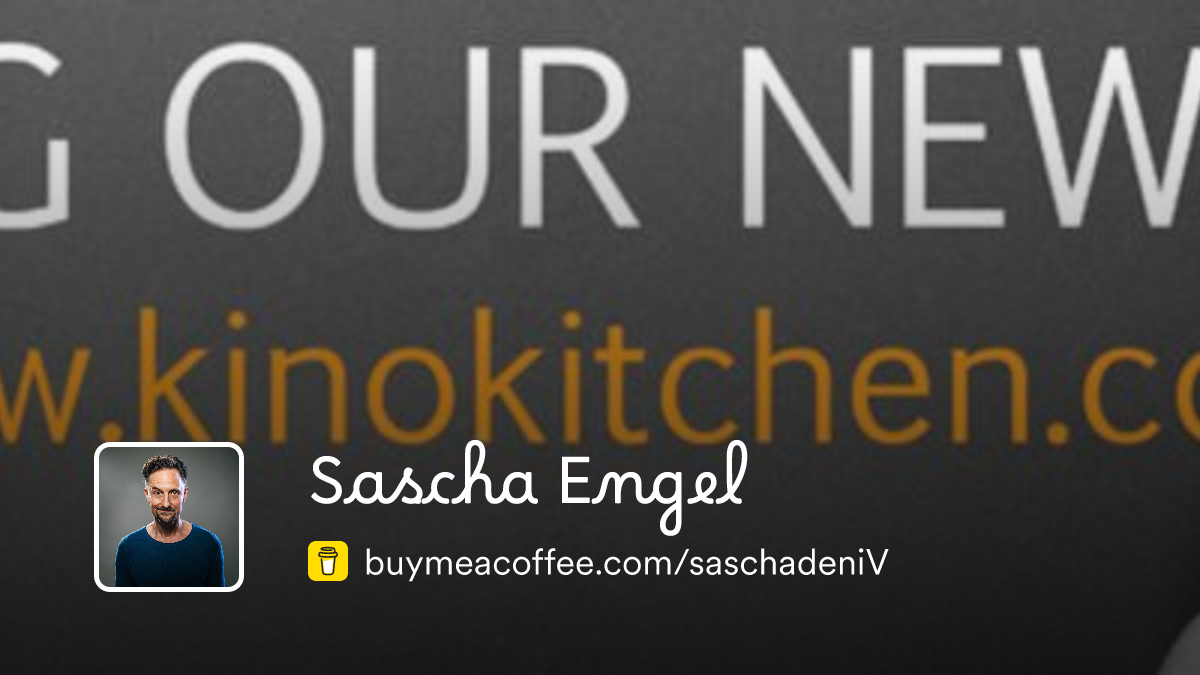 Sascha Engel - Buymeacoffee