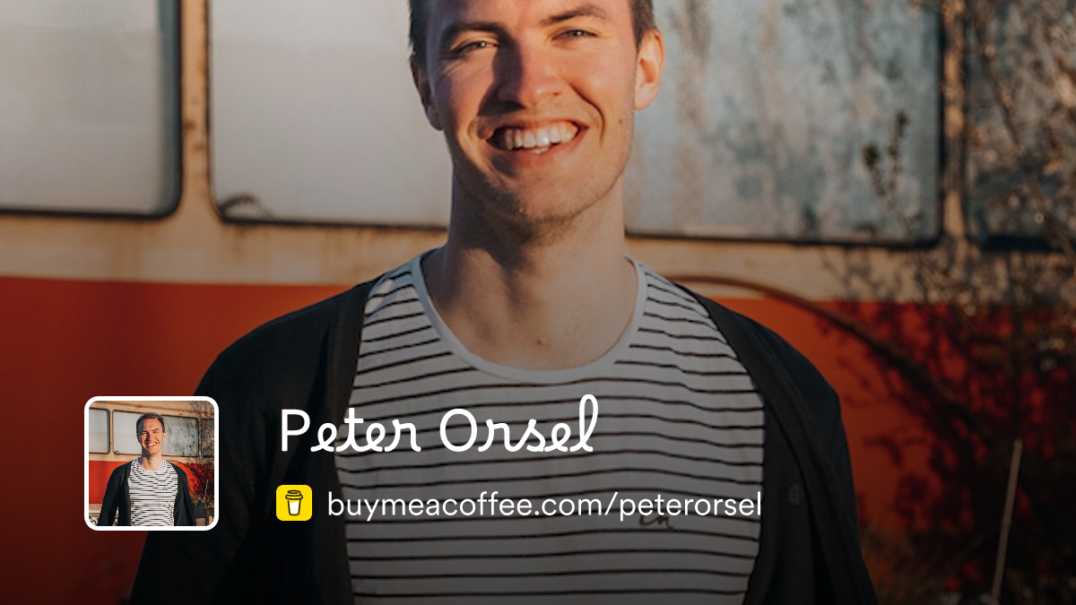Peter Orsel - Buymeacoffee