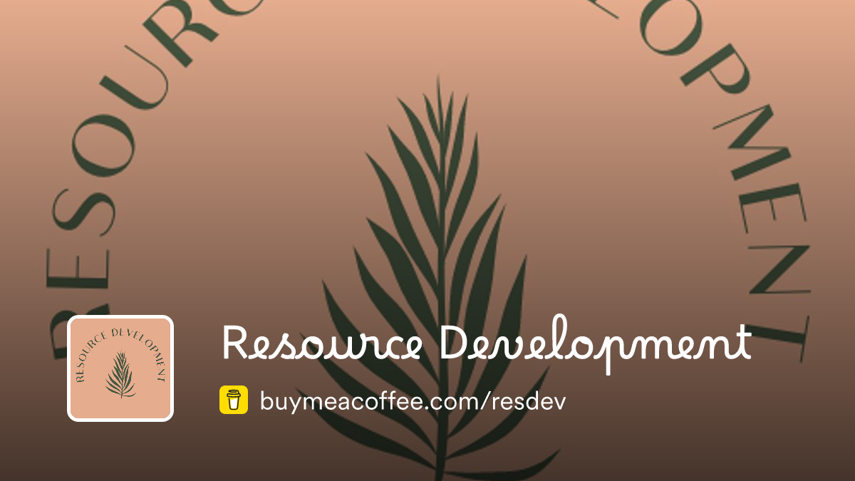 Membership | Resource Development - Buymeacoffee