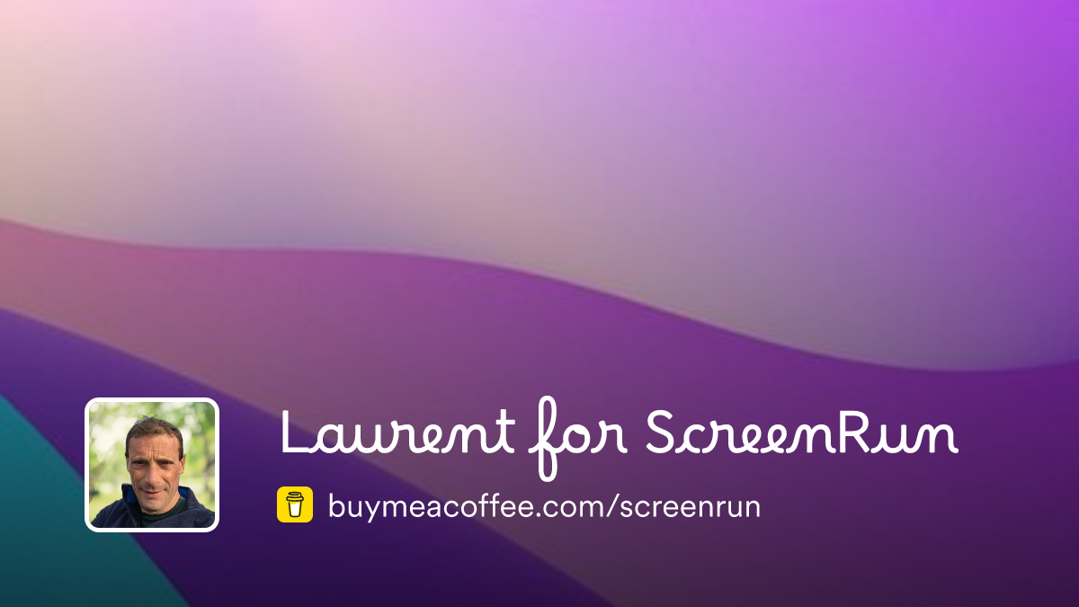Laurent for ScreenRun is building ScreenRun: create beautiful videos for your recordings/shots ...