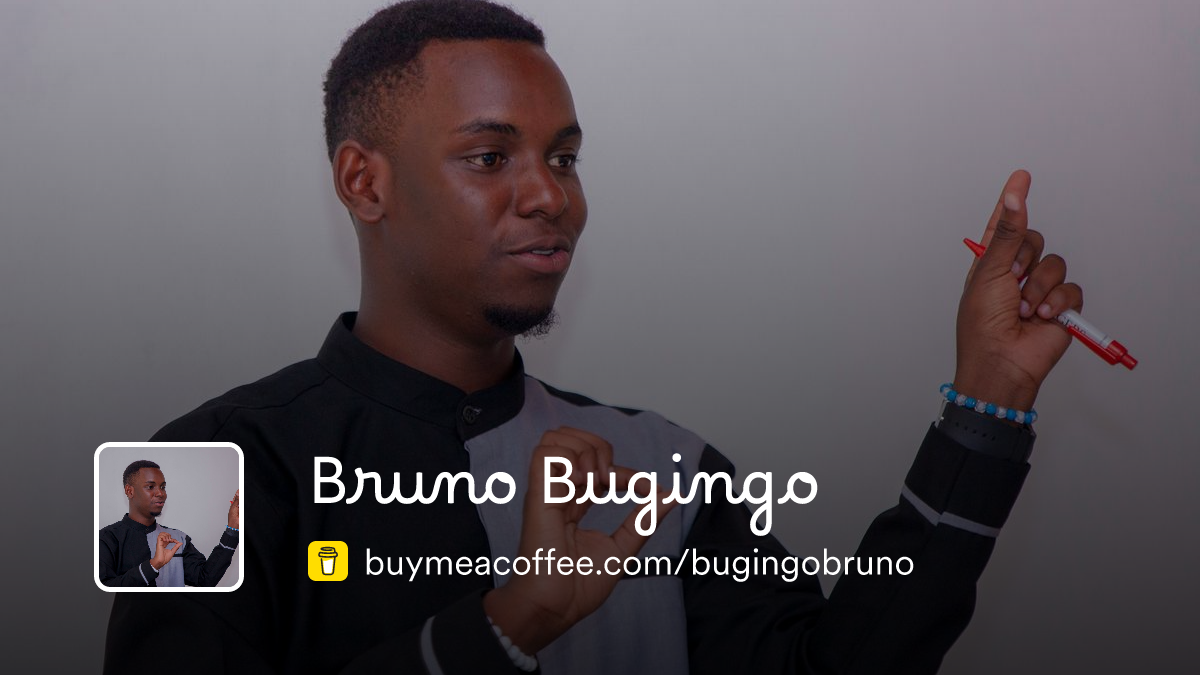 Bruno Bugingo - Buymeacoffee