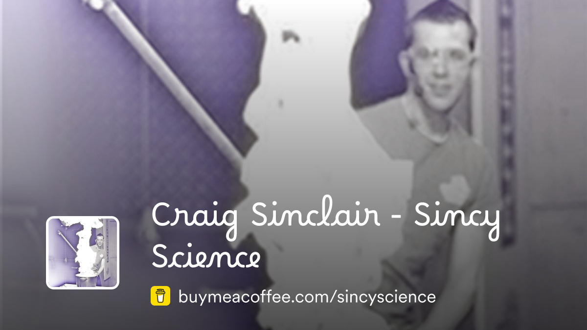 Craig Sinclair - Sincy Science is Science Shows - Buymeacoffee