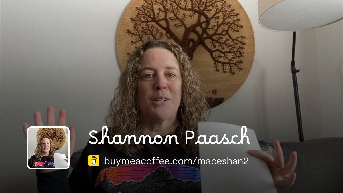 Shannon Paasch - Buymeacoffee