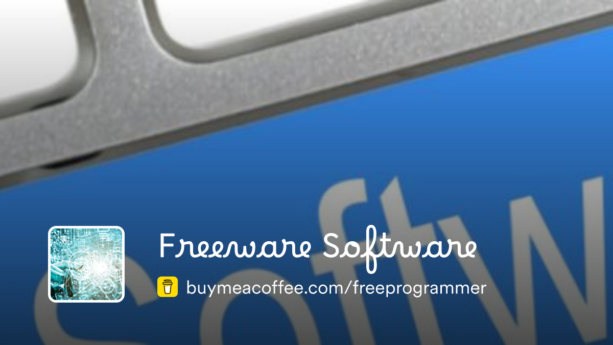 Freeware Software - Buymeacoffee