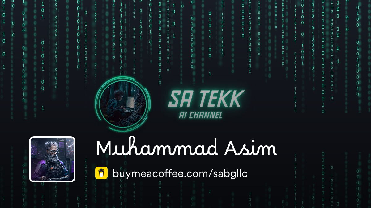 Muhammad Asim is developing AI based applications. - Buymeacoffee