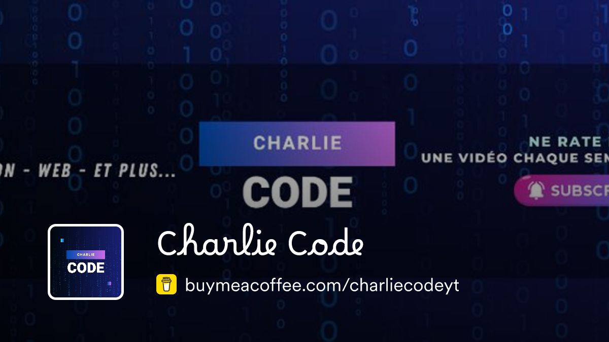 Extras | Charlie Code - Buymeacoffee