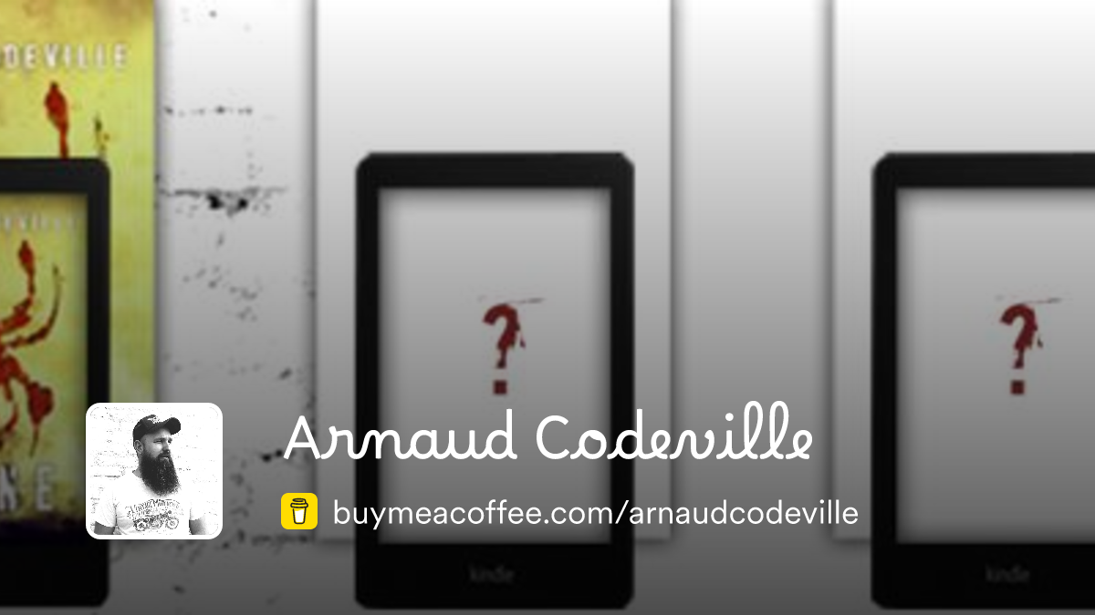 Arnaud Codeville is est un auteur fantastique accroc au café ...