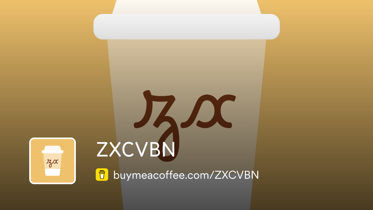 ZXCVBN - Buymeacoffee