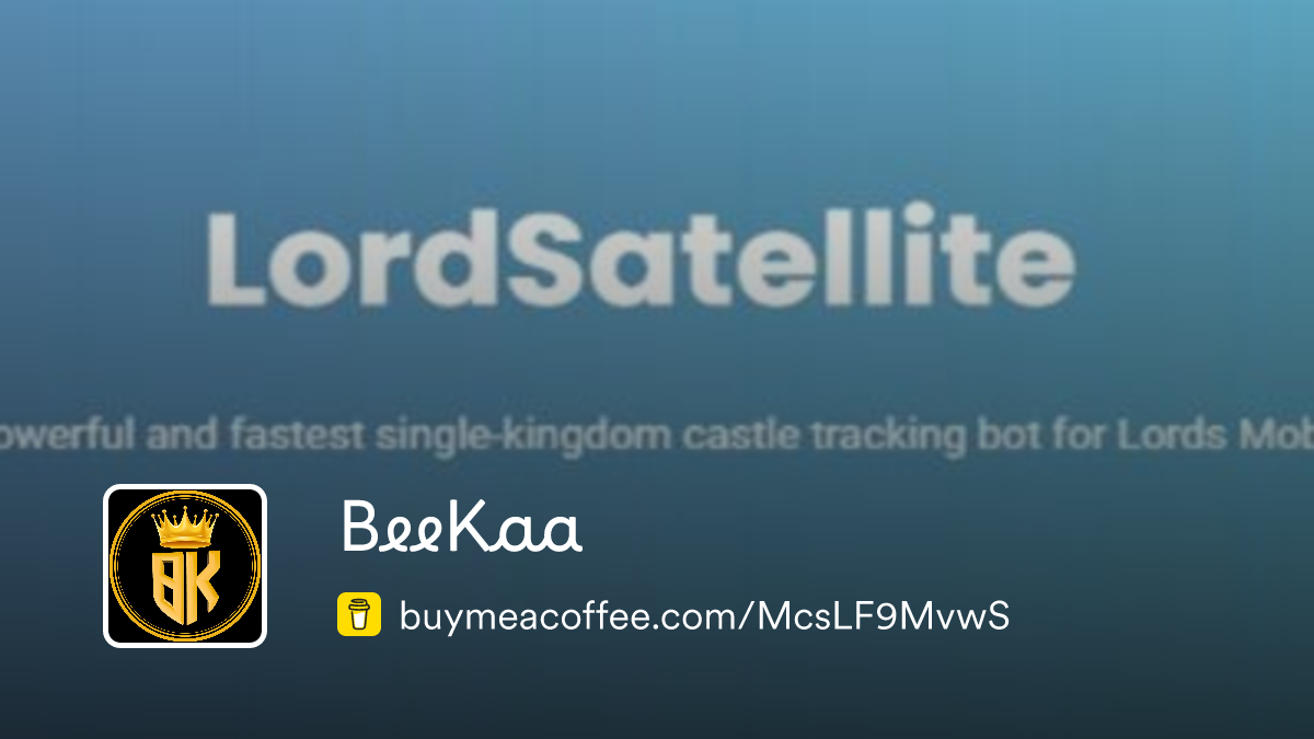 BeeKaa - Buymeacoffee