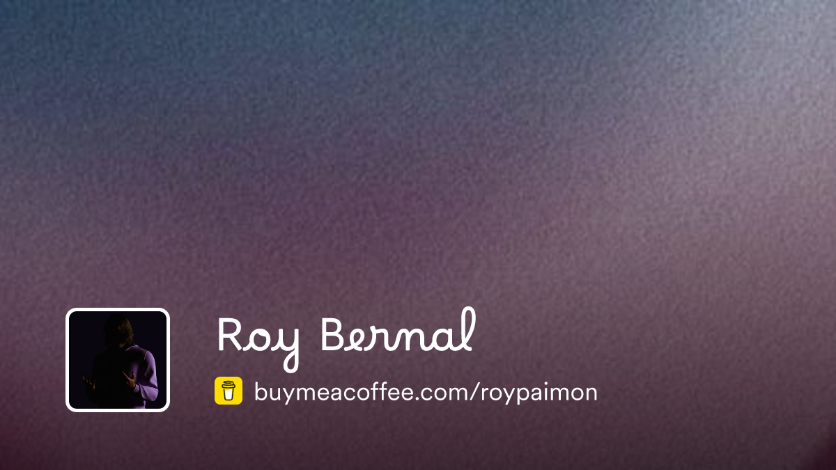 Roy Bernal is Re-Designing a Client Website UI/UX - Buymeacoffee