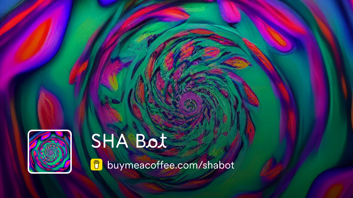 SHA Bot - Buymeacoffee
