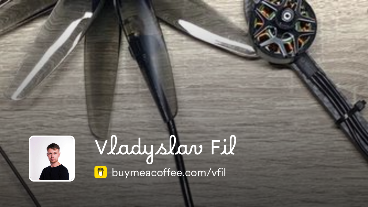 Vladyslav Fil is assembling FPV drones for friends at the front line - Buymeacoffee