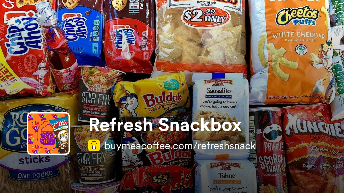 Refresh Snackbox - Buymeacoffee