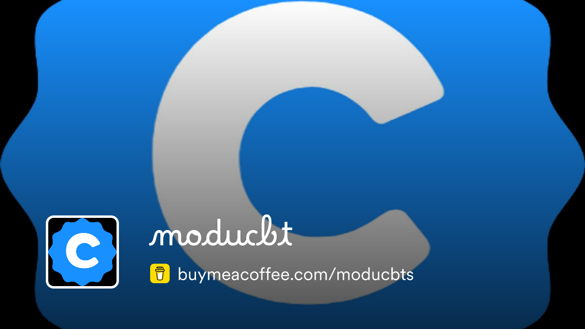 moducbt - Buymeacoffee