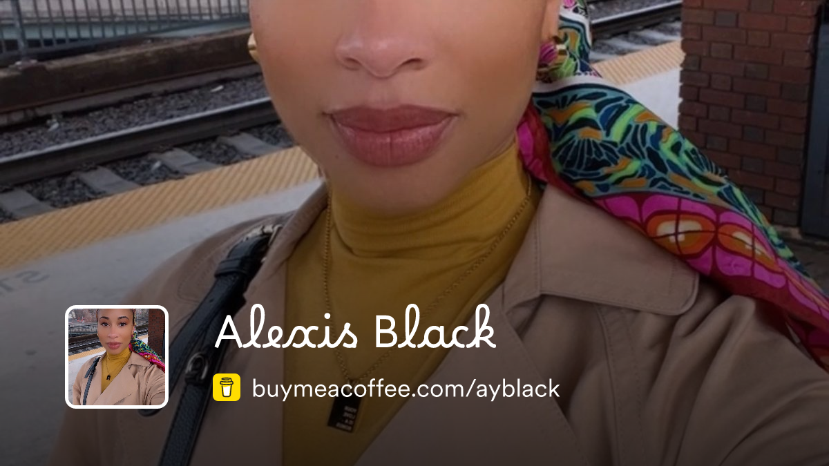 Alexis Black - Buymeacoffee