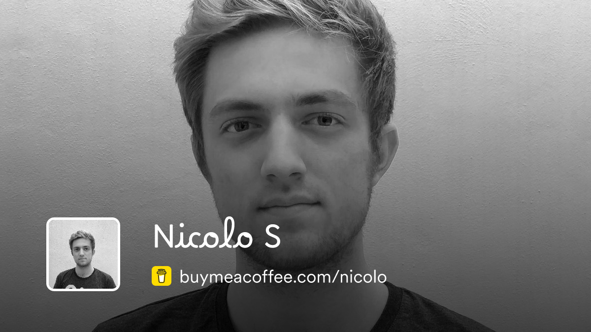 Membership | Nicolo S - Buymeacoffee