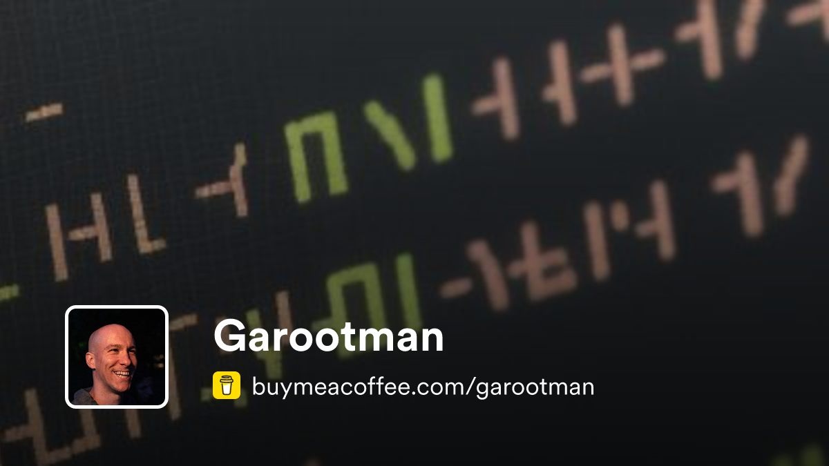 Garootman is Python Developer - Buymeacoffee