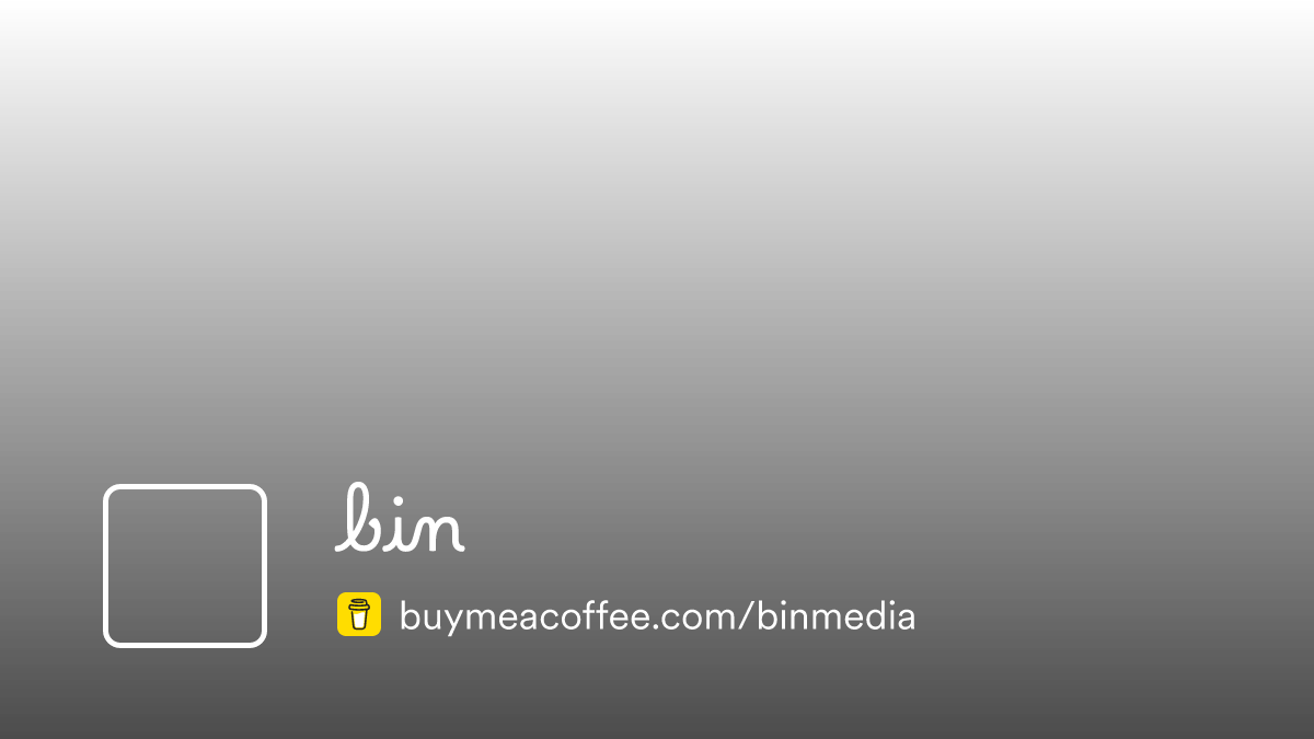 bin - Buymeacoffee