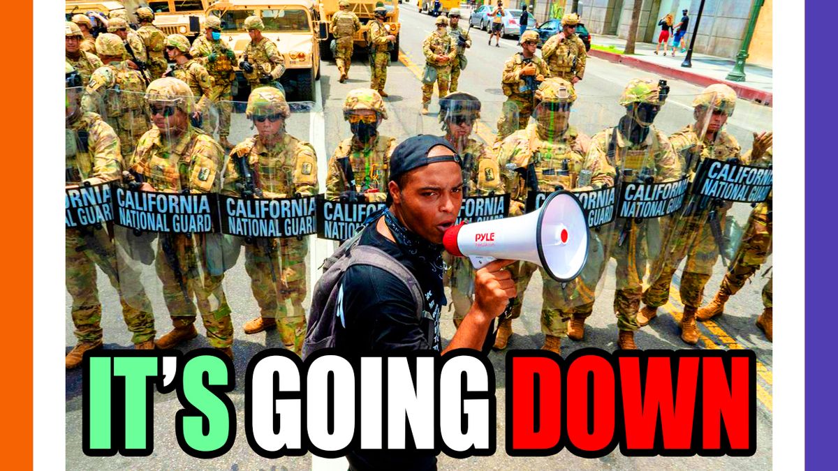 🚨BREAKING: MASSIVE Protest Parade Arrives At National Guard Post 🚨🚨🚨 ...