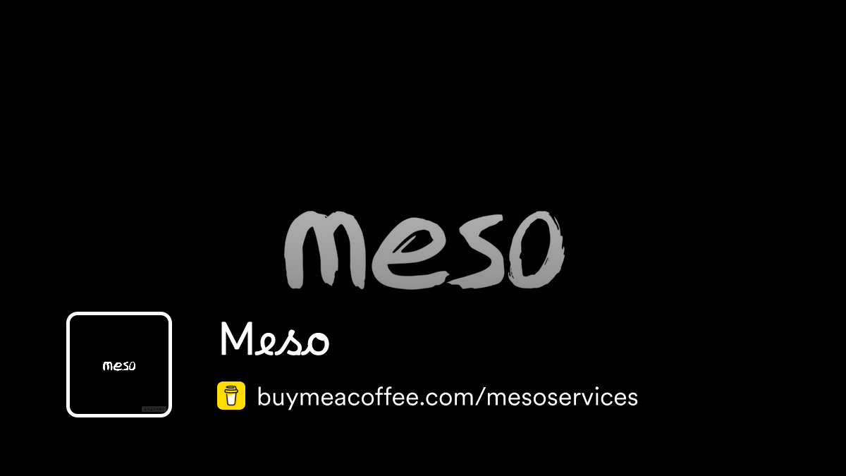 Meso - Buymeacoffee