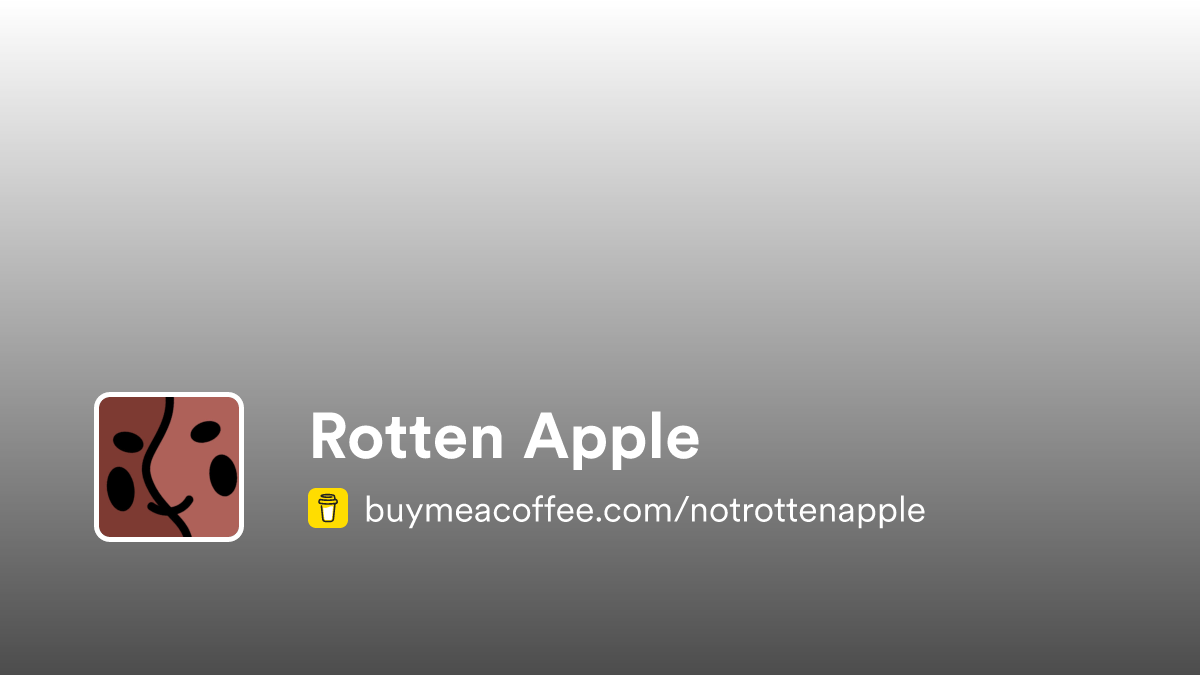 Rotten Apple is comedic tech-based animated videos - Buymeacoffee