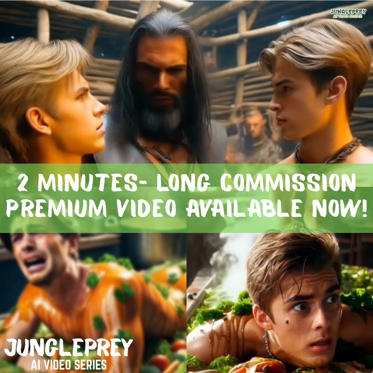 BONUS 2-Min AI Video Story in March 2025 Extra Gallery! — Damien Artist - Buymeacoffee