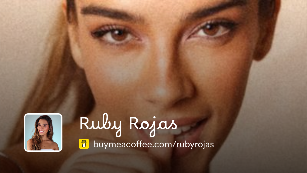 Ruby Rojas is creating content about travel, her lifestyle, health and wellness. - Buymeacoffee