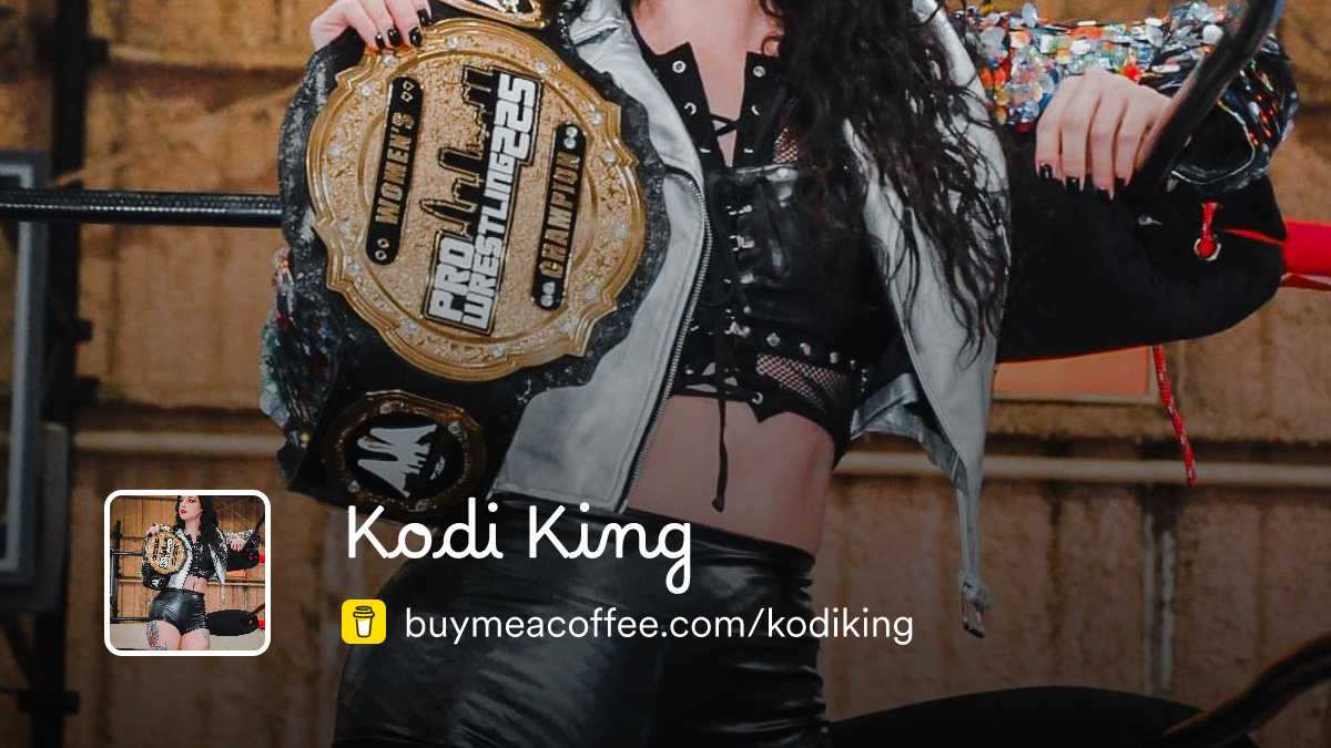 Kodi King is Professional Athlete - Buymeacoffee
