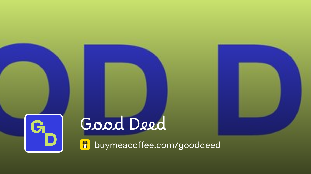 Good Deed is an app for social good, for people to connect to help each ...