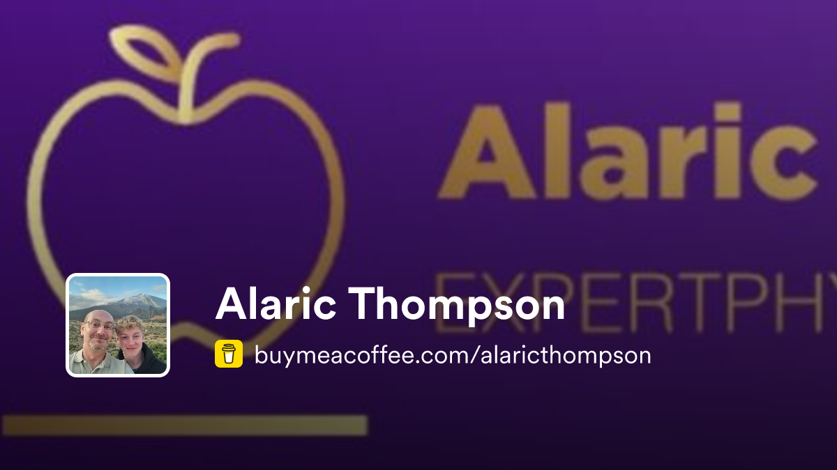Alaric Thompson - Buymeacoffee