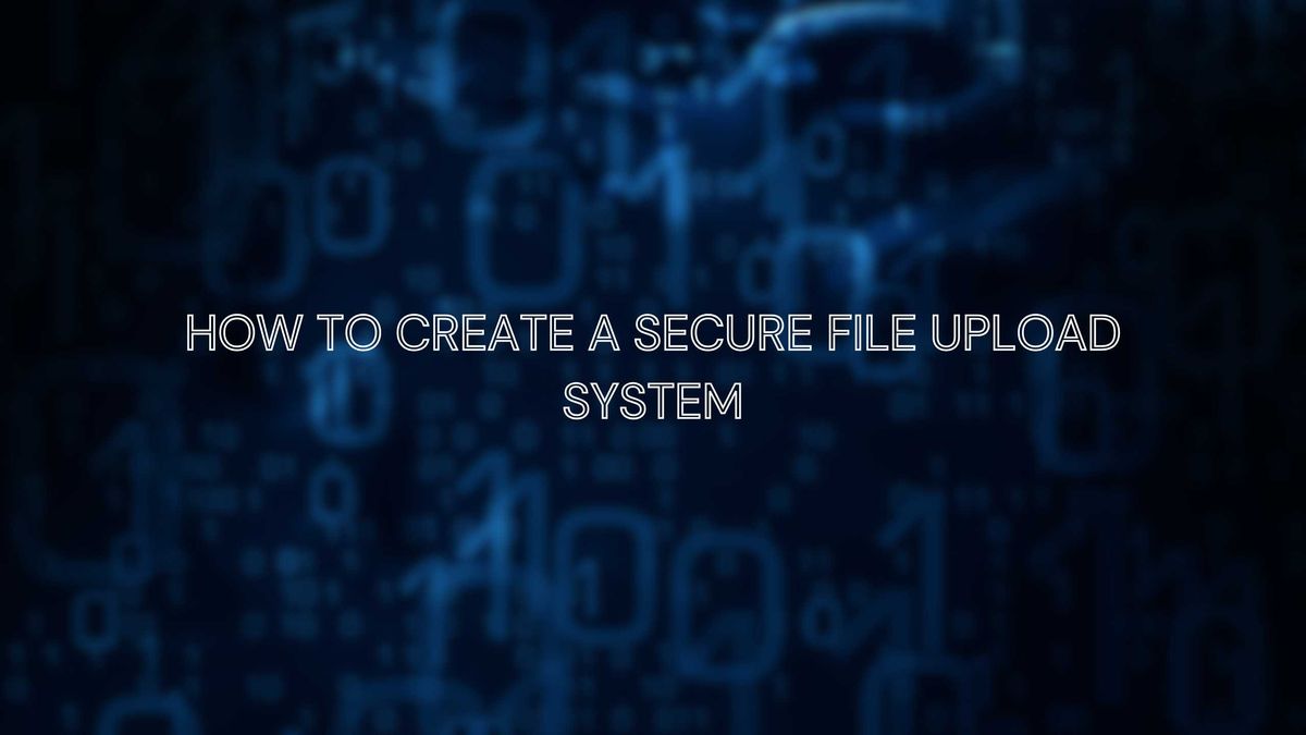 How to Create a Secure File Upload System — pandaBOY - Buymeacoffee