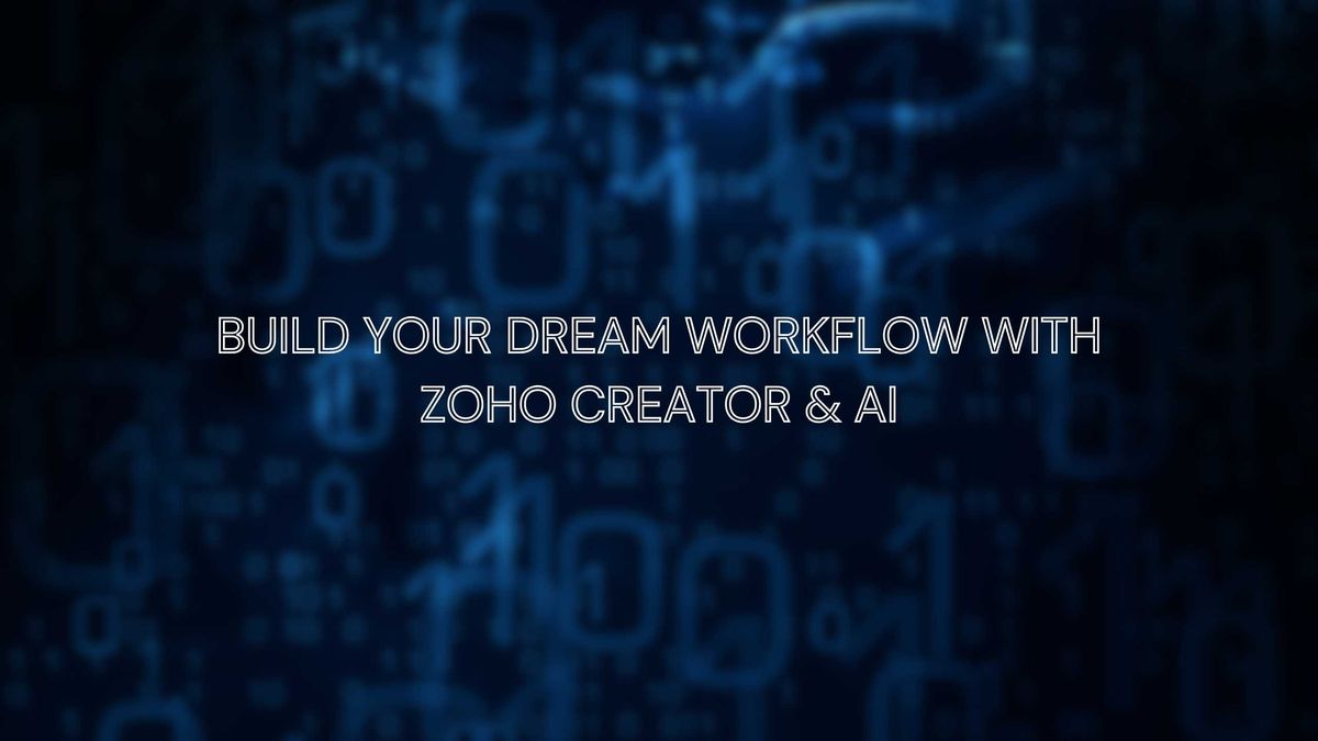 Build Your Dream Workflow with Zoho Creator & AI — pandaBOY - Buymeacoffee
