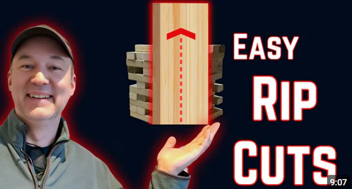 Master Rip Cuts: How to Cut Straight with a Panel Saw (Beginner's Guide ...
