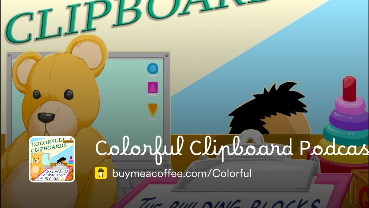 Colorful Clipboard Podcast is Making podcasts - Buymeacoffee