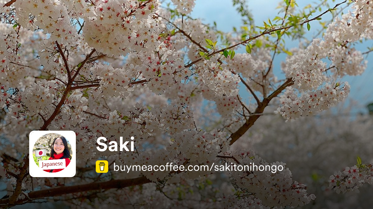 Saki is a Japanese Contents Creator🇯🇵 - Buymeacoffee