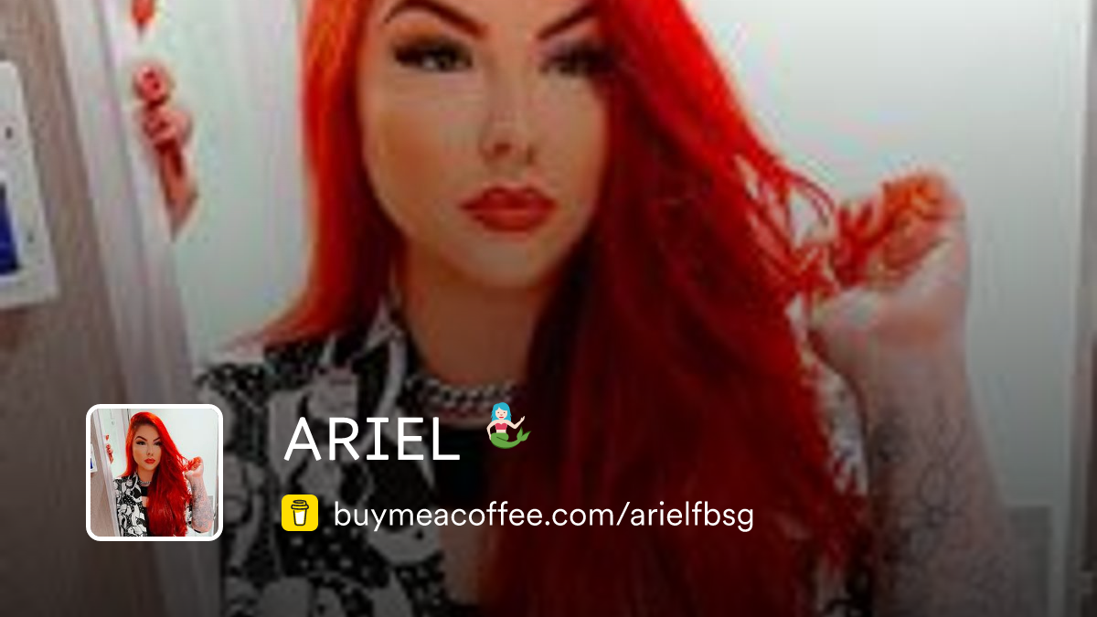 ARIEL 🧜🏻‍♀️ is model and make videos/lives on tiktok - Buymeacoffee