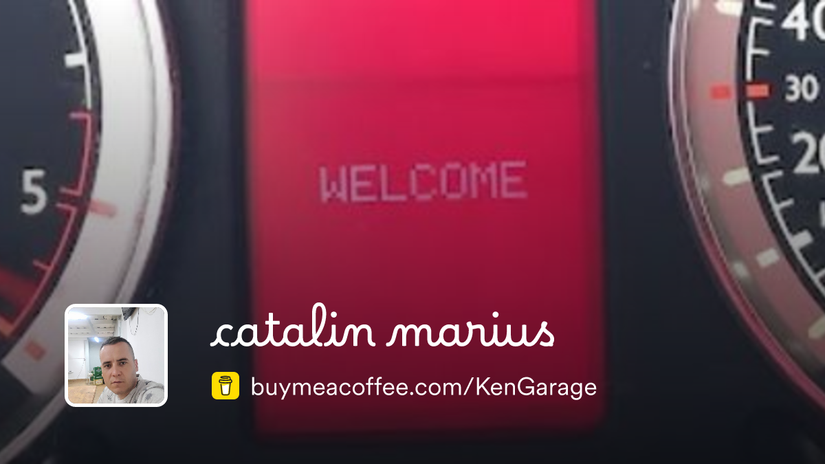 catalin marius is It&C , Cars mods, retrofits... - Buymeacoffee