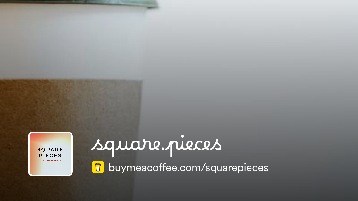 square.pieces is starting a gallery for unknown artists and maybe together with you… - Buymeacoffee