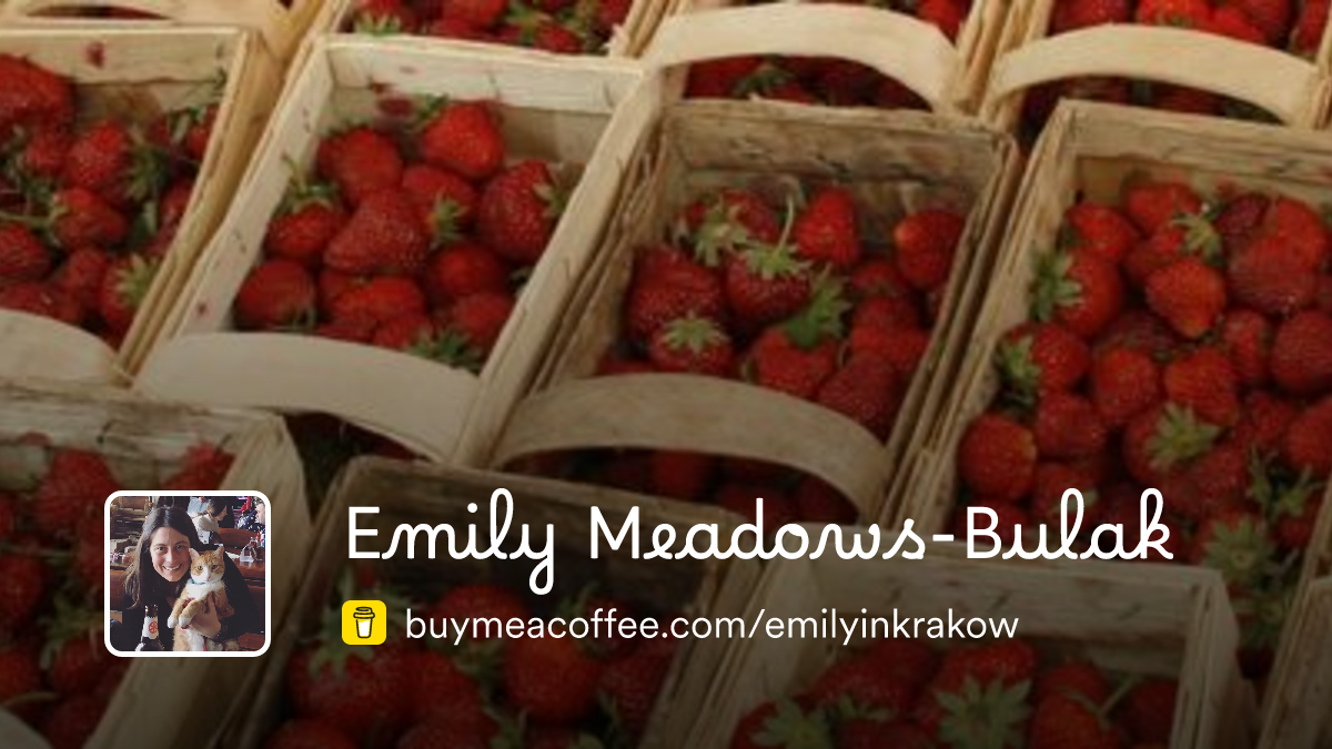 Emily Meadows-Bulak is Emily's Guide to Krakow - Buymeacoffee
