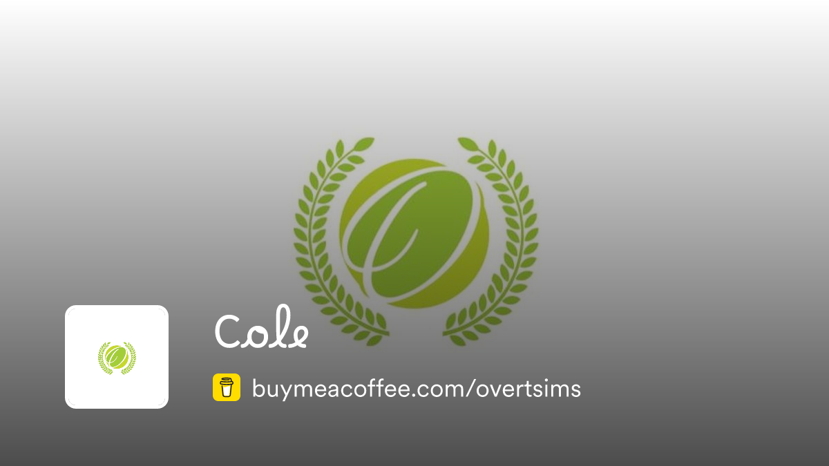 Cole is Sims Gameplay - Buymeacoffee