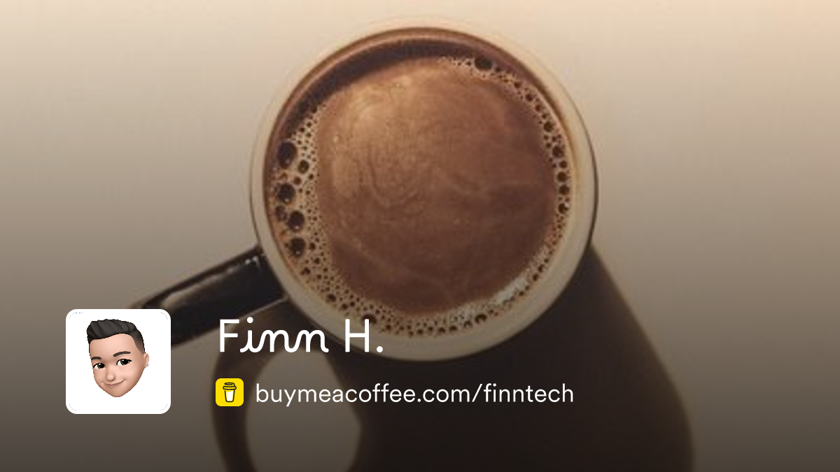 Finn H. - Buymeacoffee