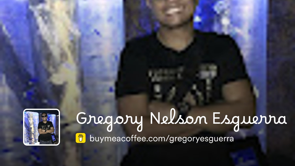 Gregory Nelson Esguerra is writing programming and technical content - Buymeacoffee