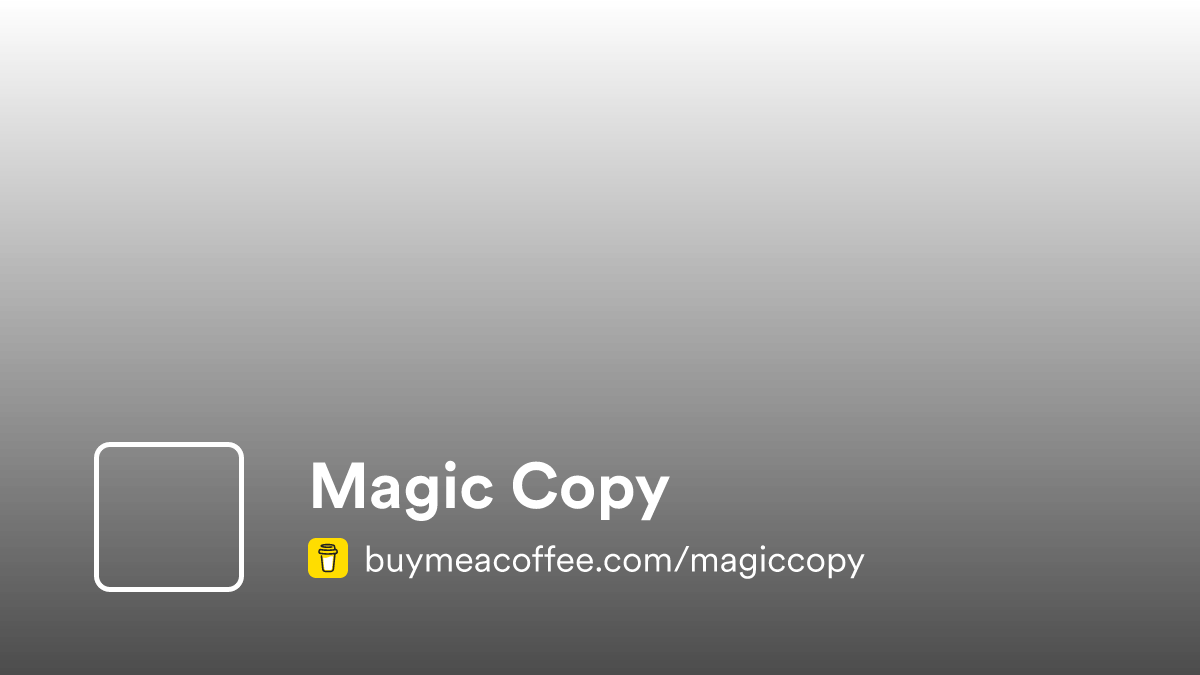 Magic Copy is Copy stuff between your phone and PC Blazing Fast ...