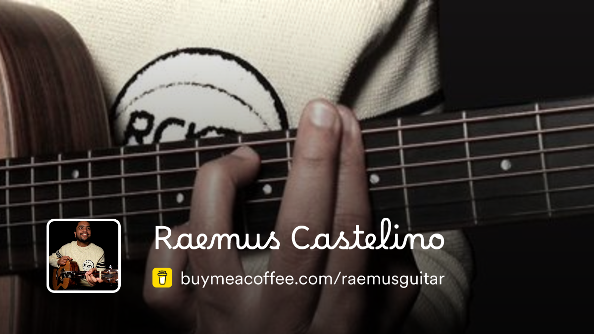 Raemus Castelino is creating educational content for Guitar - Buymeacoffee