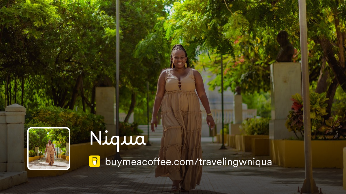 Niqua is creating memorable travel content - Buymeacoffee
