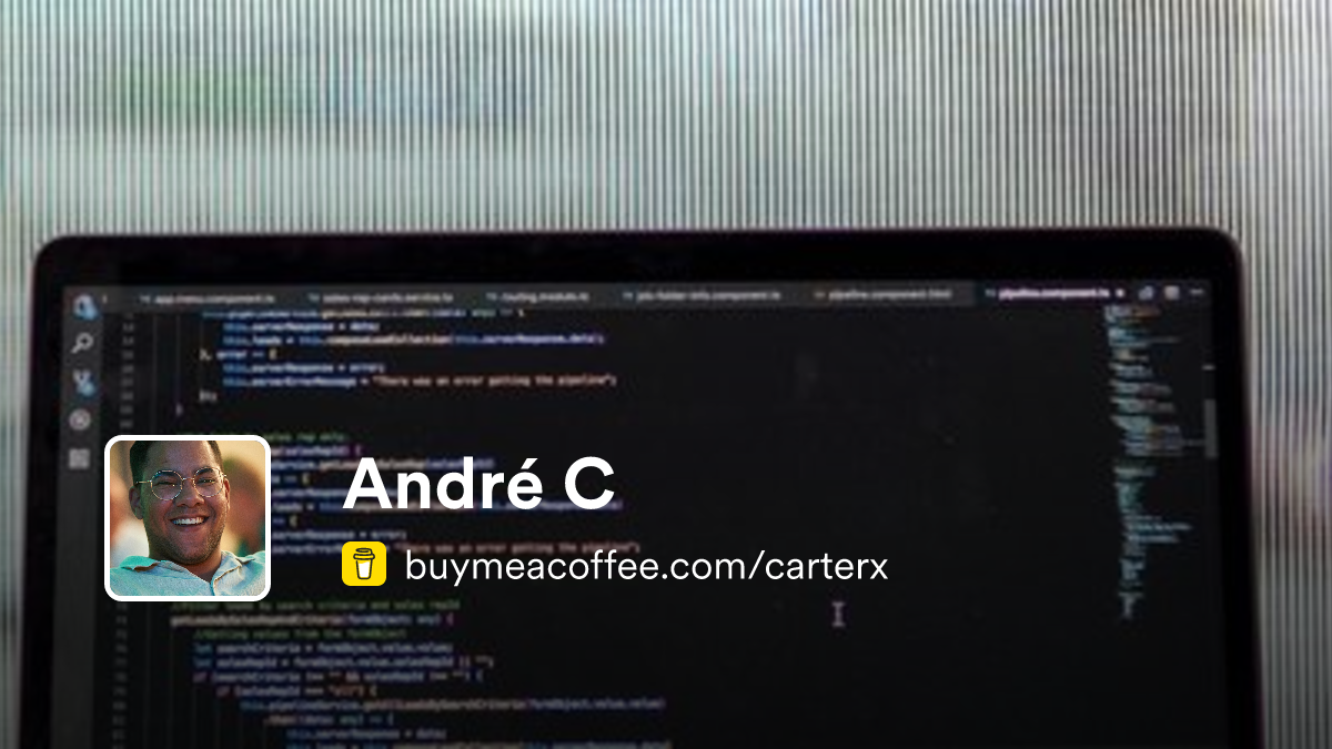 André C is Web & iOS Developer - Buymeacoffee